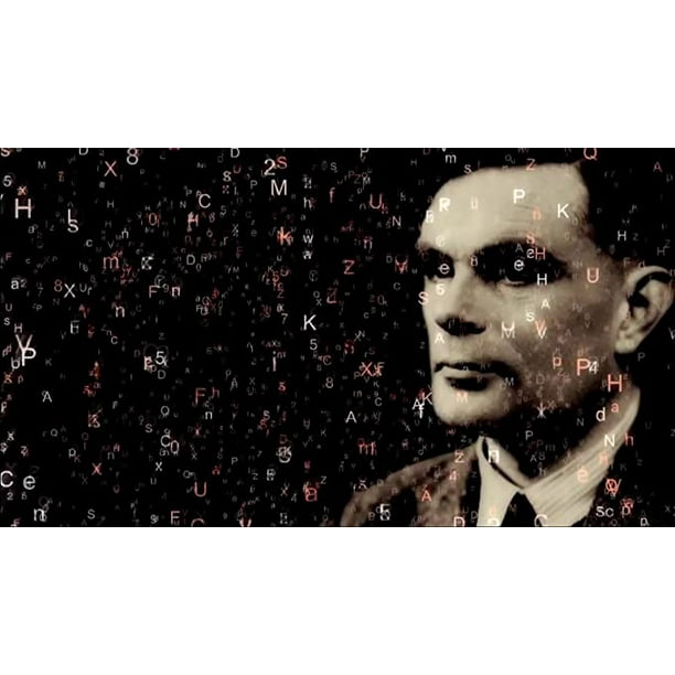 Iconic Arts Laminated 26x15 Poster: Alan Turing Celebrating The Life of ...