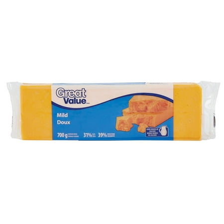 Great Value Mild Cheese Block - Walmart.ca