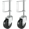 HOLKIE Retractable Caster Wheels Heavy Duty Workbench Casters with Lift ...