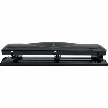 Business Source, BSN65645, 3-Hole Adjustable Paper Punch, 1 Each, Black ...
