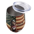 Freedom Paws Patriotic Pitbull Vintage Memorial Day 12oz Stainless ...