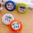 HomeLife Round Magnetic Back Stand LCD Digital Kitchen Countdown ...