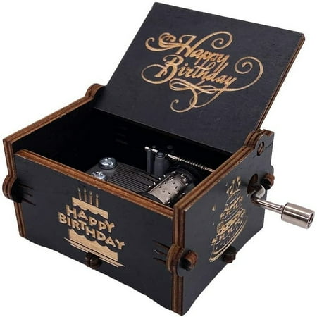 Jinveno Wooden Hand-Crank Music Box Musical Box Orgel | Walmart Canada