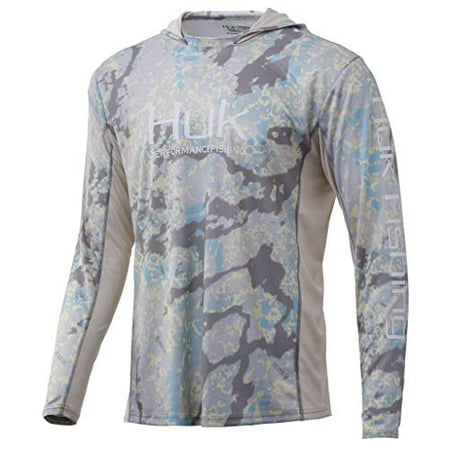 Huk Men's Icon X Camo Hoodie |UPF 50+ Long-Sleeve Fishing Shirt ...