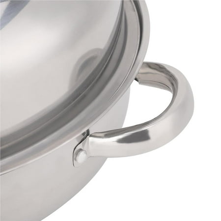 28CM Stainless Steel Single Layer Stockpot Stainless Stainless Steel ...