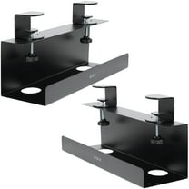 VIVO Black 17 inch Clamp-on Cable Management Power Strip Trays - 2 Pack ...
