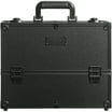 Lockable Extra Large Makeup Case - Cosmetic Train Case with Dividers ...