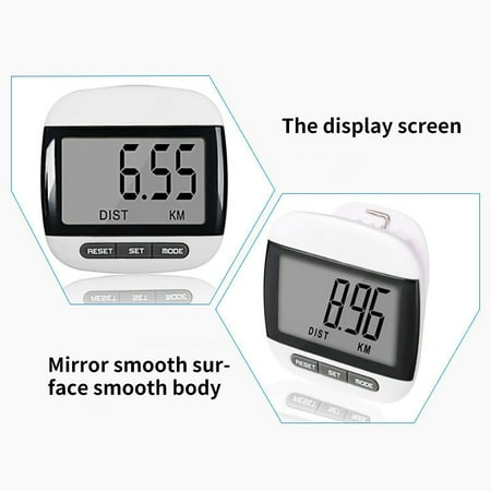 Step Counter Digital Pedometer Counting Device Compact Size Light ...