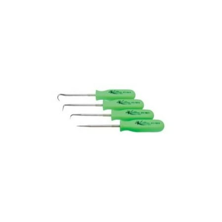 4Pc Neon Green Mini Pick Set - Walmart.com