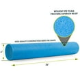ProsourceFit Flex Foam Rollers, Full and Half, 36"L or 12"L for Muscle ...