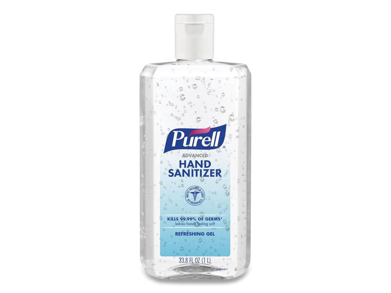 Purell Advanced Refreshing Gel Hand Sanitizer Clean Scent 1 L Flip Cap ...