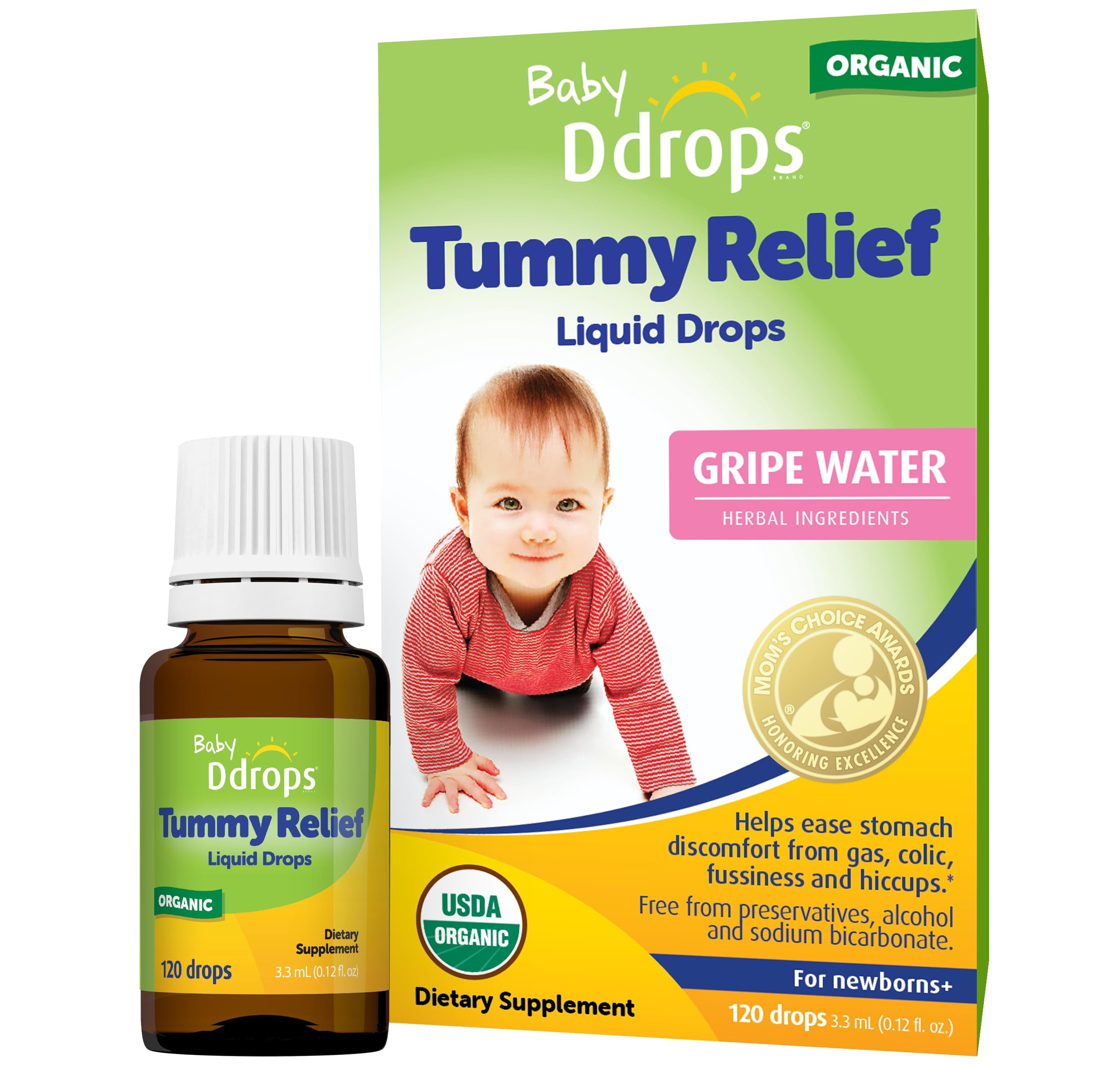 Suplemento Ddrops Baby Tummy Relief Liquid 120 gotas | Bodega Aurrera ...