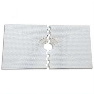 Mustee Durastall Extended Shower Base Kit, White, Model 86.500, Fits ...