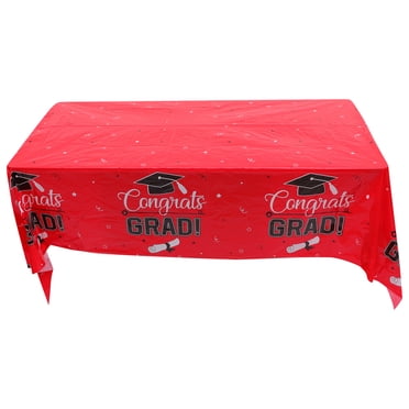 Graduation Tablecloth Decorations Graduation Party Supplies Disposable ...