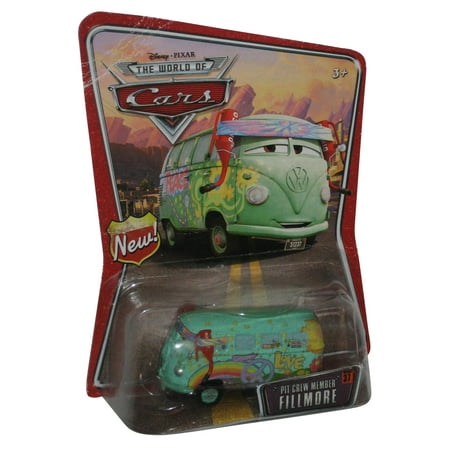 Disney World of Cars Movie Pit Crew Member Fillmore Toy Car No. 37 ...