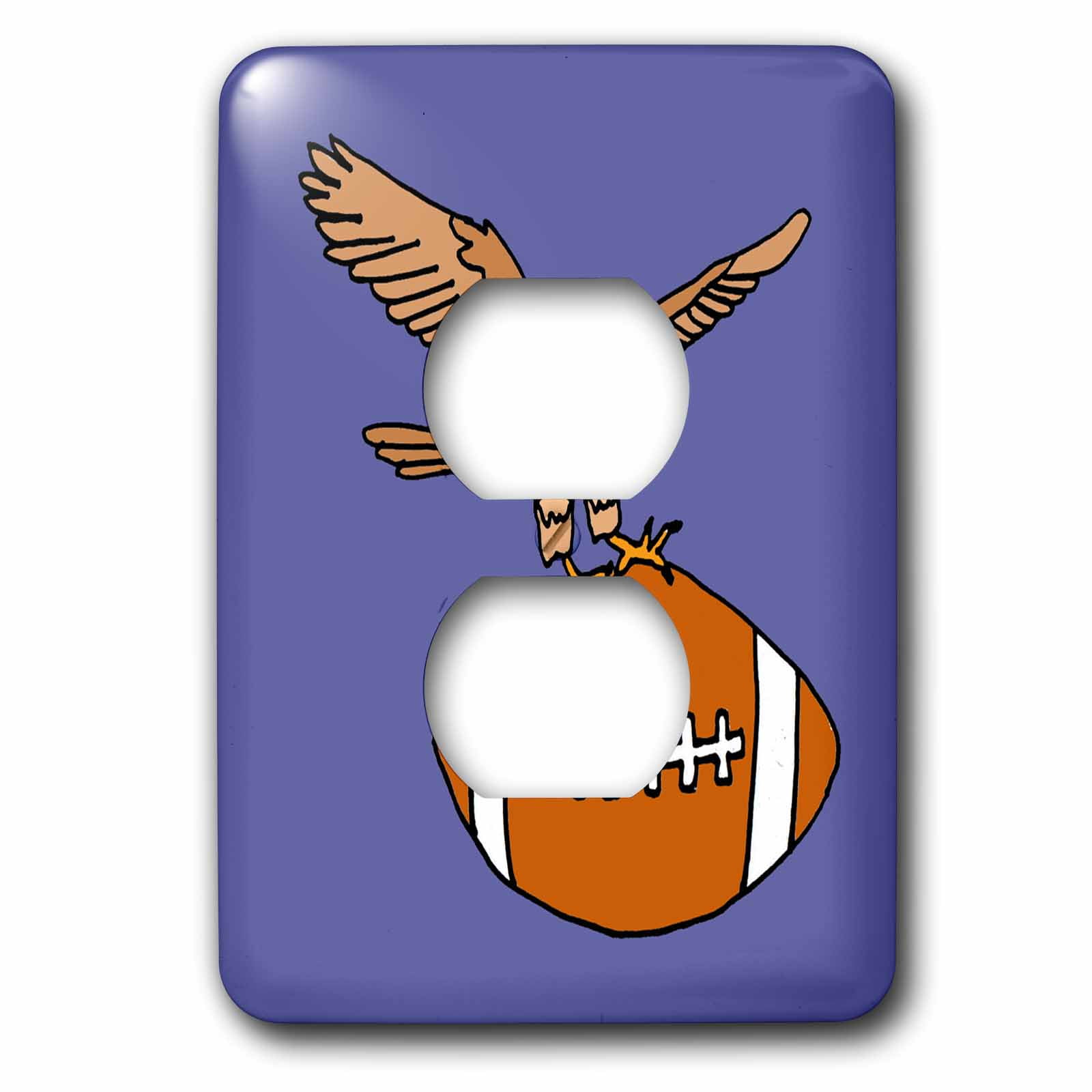 Fun Eagle Carrying Football 2 plug outlet cover lsp-200562-6 - Walmart.com