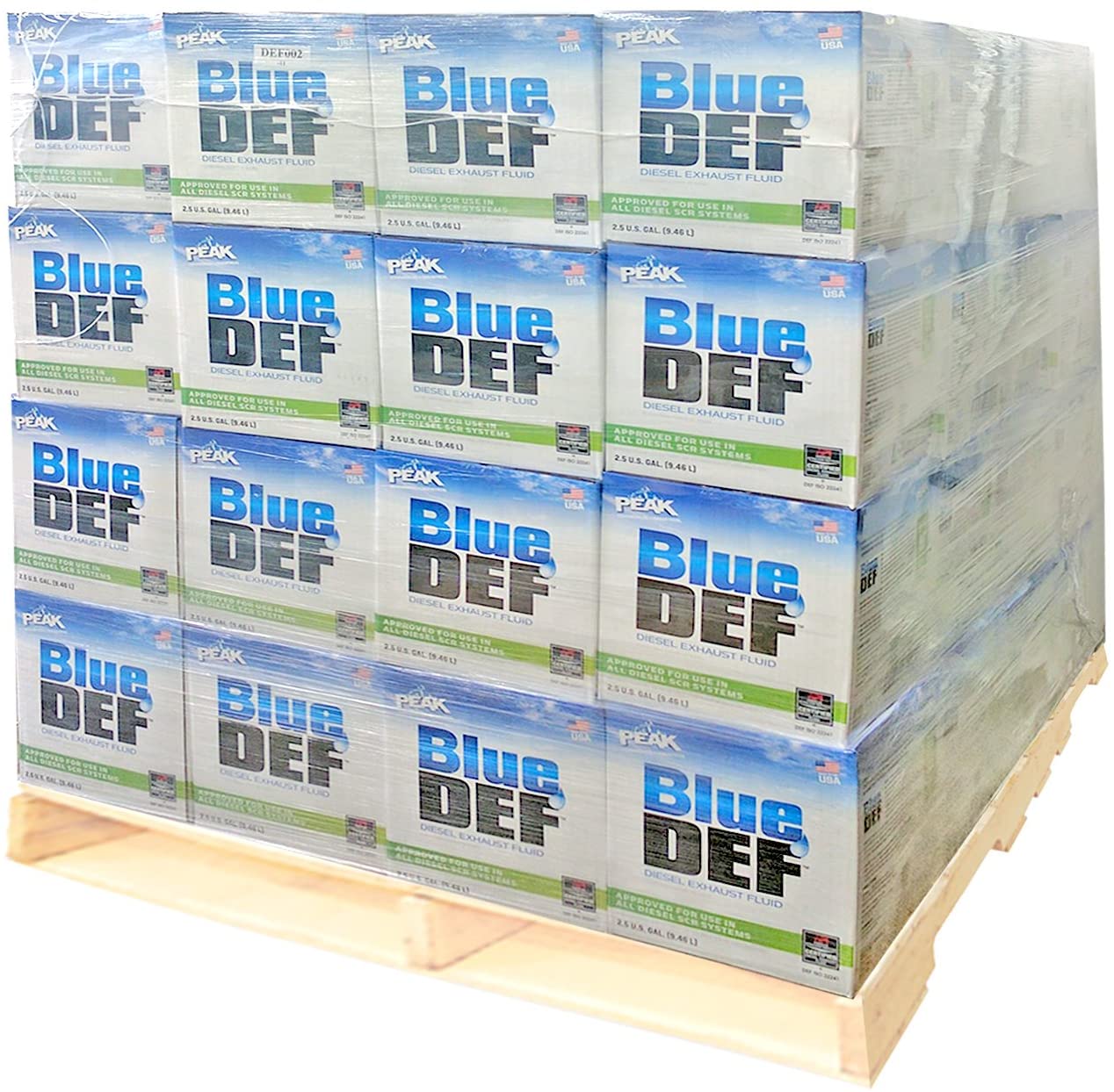 (Pack of 80) BlueDEF DEF002 Diesel Exhaust Fluid - 2.5 Gallon Jug ...