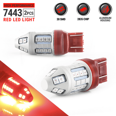 Syneticusa 7443 Red LED Rear Tail Brake Stop Parking High Power Light ...