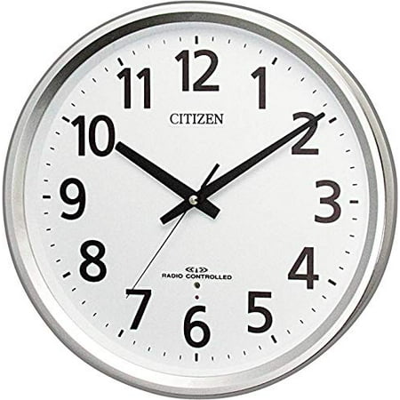 Rhythm (RHYTHM) CITIZEN radio wave wall clock continuous second hand ...