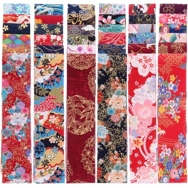 72 Pieces Fabric Strips Roll 2.5 Inch Jelly Fabric Bundles Fabric ...