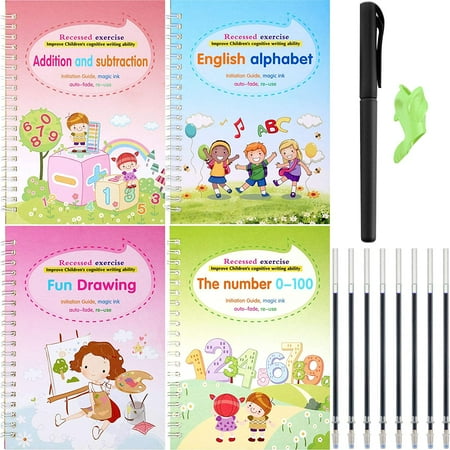 Magic Writing Paste Handwriting Practice Copybook Magic English ...