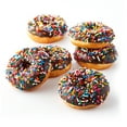 Freshness Guaranteed Whole Chocolate Iced Donuts with Sprinkles 19 oz 6 ...