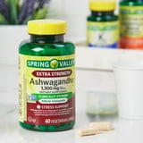 Spring Valley Extra Strength Ashwagandha Dietary Supplement, 1300 mg ...