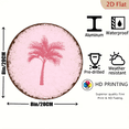 8x8 Inch Round Metal Wall Art Decor, Modern Abstract Aluminum Wall ...