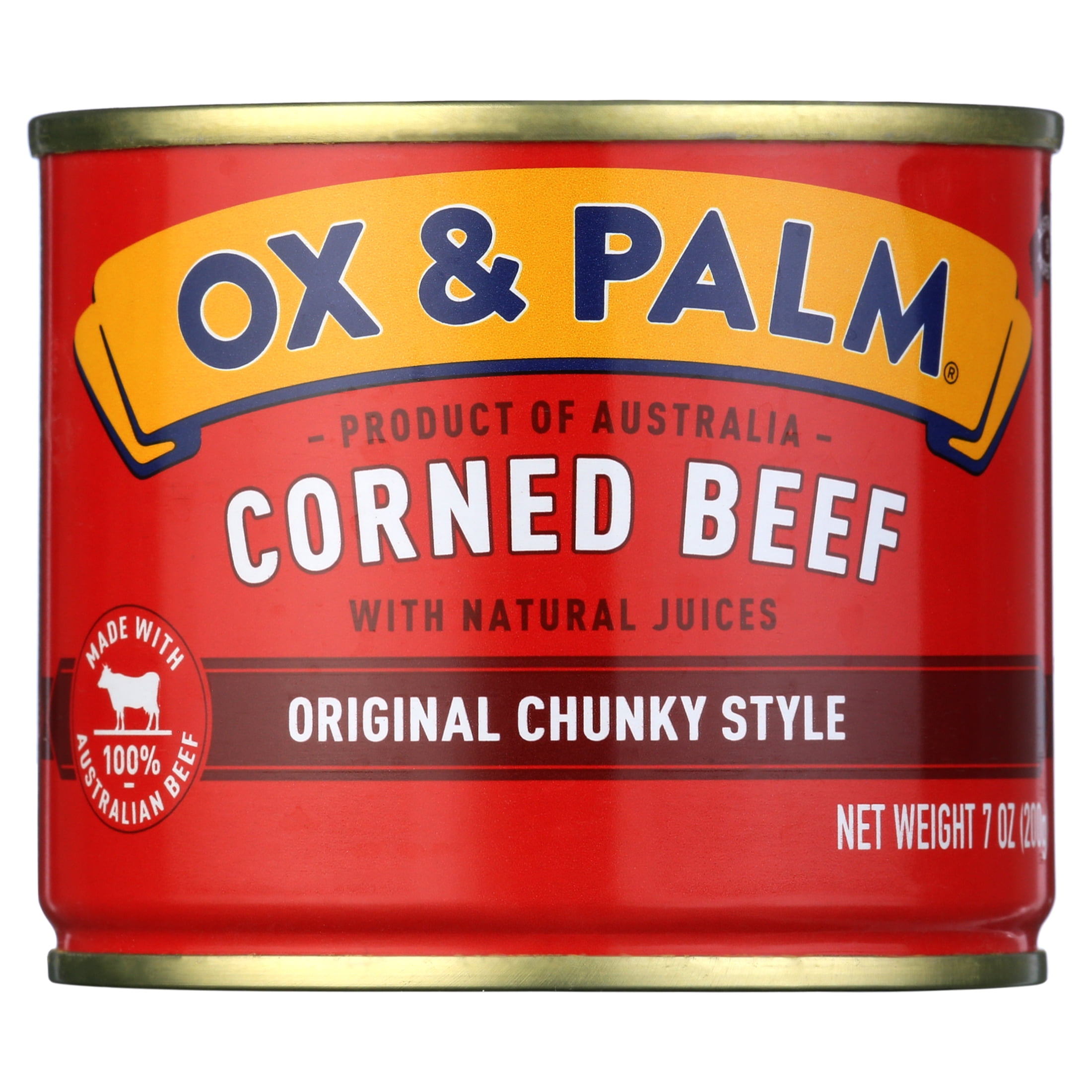 Ox & Palm Corned Beef Original Chunky Style, 7 oz Can - Walmart.com