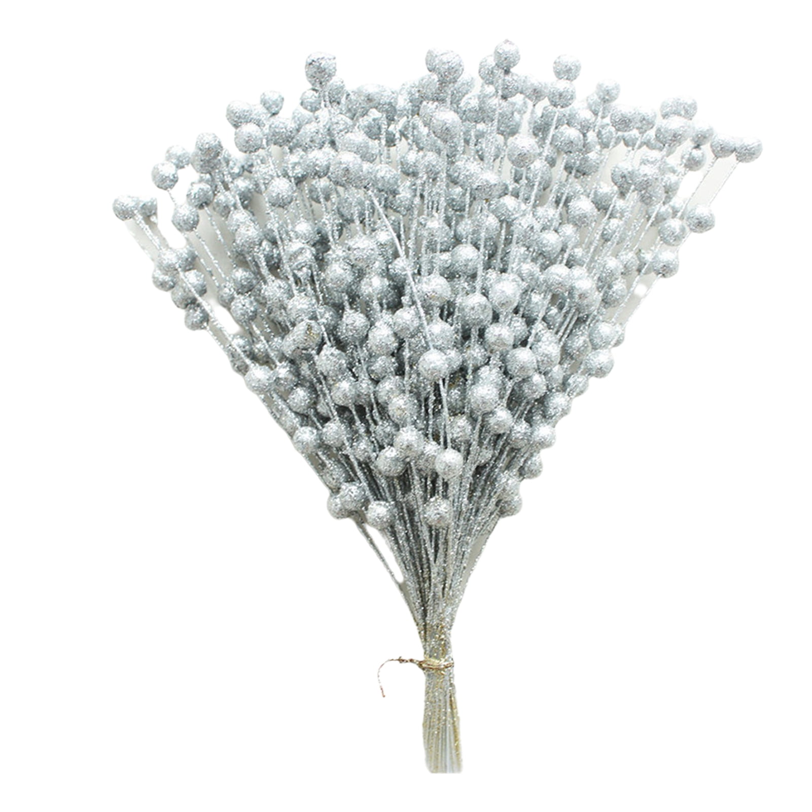 1 Bouquet Beaded Stick Bouquet Realistic Wide Application Plastic ...