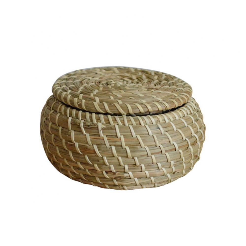 Seaweed Box With Lid, Dresser Counter Shelf, Desktop Woven Storage ...