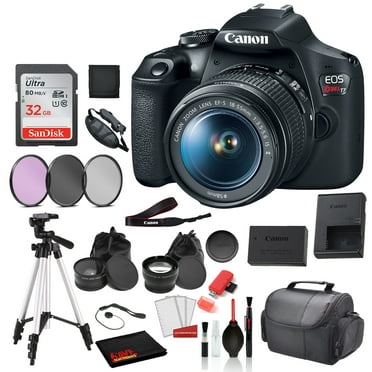 Canon EOS Rebel Camera T7 EF-S 18-55mm IS II Kit - Walmart.com