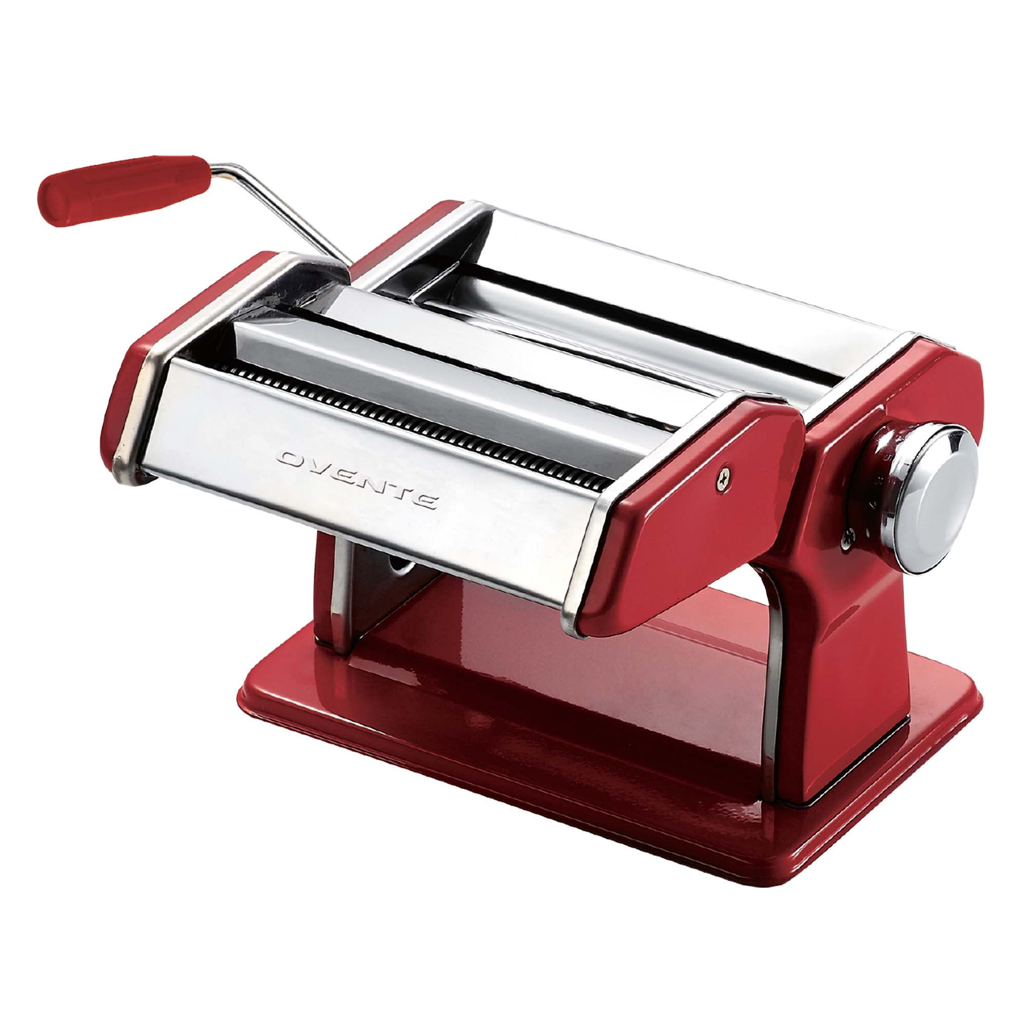 Ovente Manual Stainless Steel Pasta Maker Machine and 7 Thickness ...