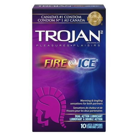 Trojan Fire & Ice Lubricated Condoms - Walmart.ca