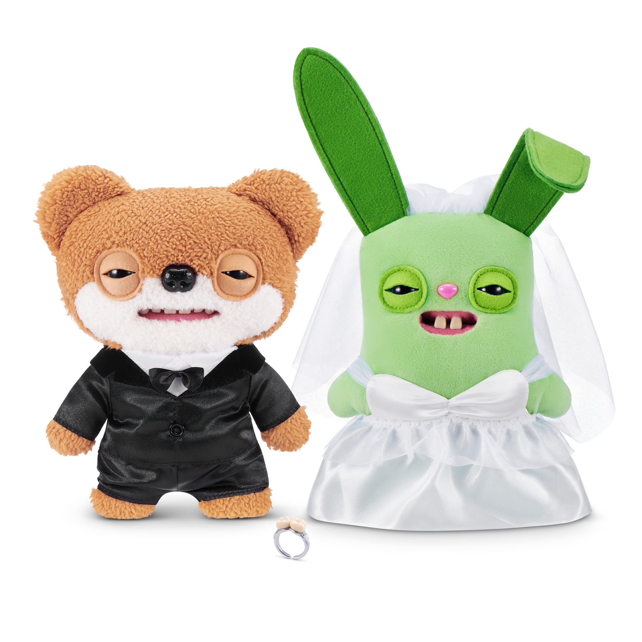 Fuggler Wedding Fuggs 9-Inch Plush 2-Pack by ZURU – Funny Ugly Monster ...