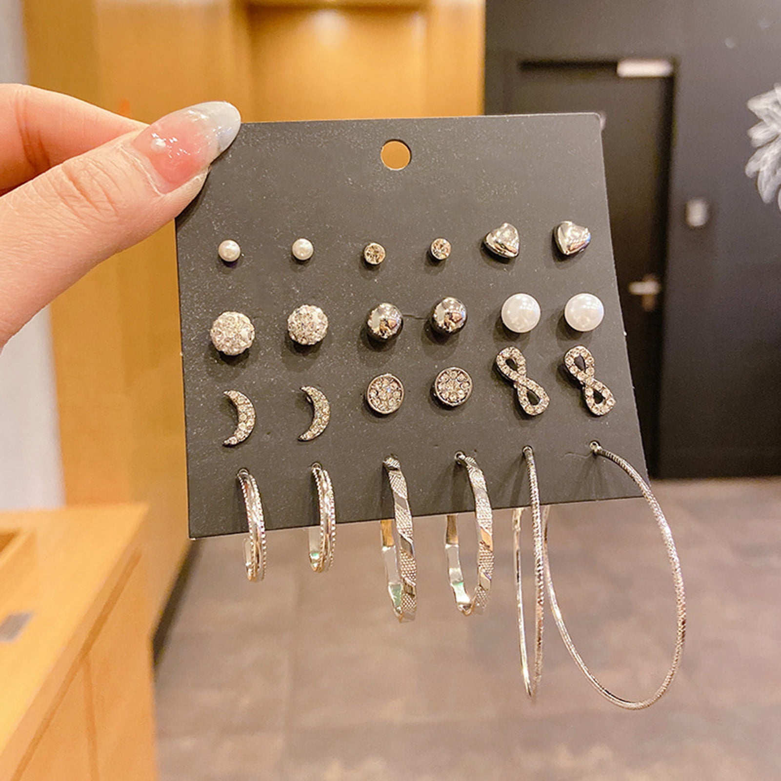 Click here for Mistaha Small Exquisite Ear Studs Ear Rings Combin... prices