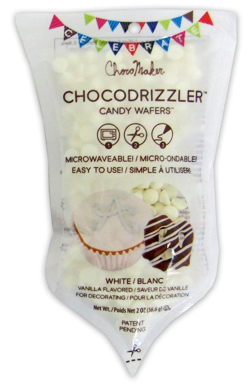 ChocoMaker ChocoDrizzler Candy Wafers (Bright White - Vanilla ...