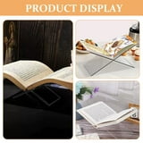 WHAMVOX Recipe Book Holder Multifunctional Display Stand Clear Acrylic ...