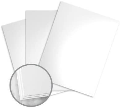 White Glossy Cover Stock, 12pt. / 280gsm. Double Sided Coated - Case of ...