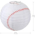 Naler 8'' Baseball Paper Lanterns, 5 Pack, White - Perfect Centerpieces ...