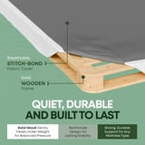Continental Sleep Wood Box Spring - California King - Walmart.com