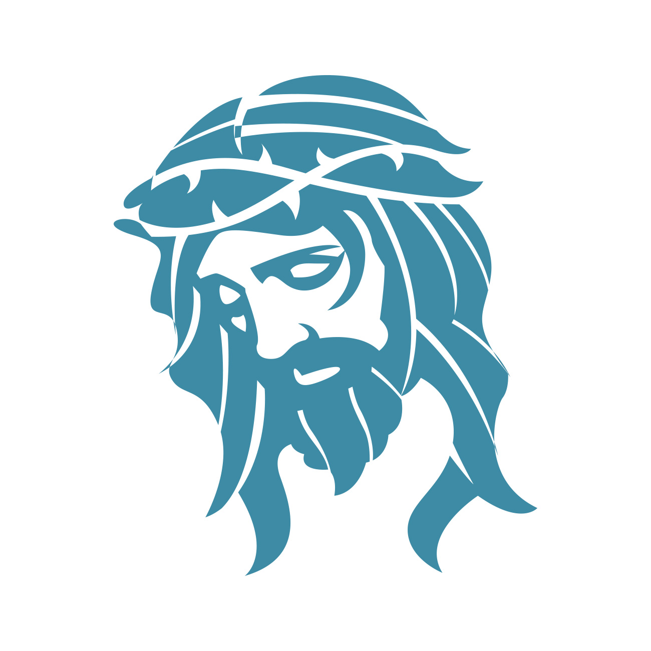 Jesus Christ Sticker Decal Die Cut - Self Adhesive Vinyl - Weatherproof ...