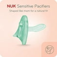 NUK Comfy Orthodontic Pacifiers, 6-18 Months, Silicone Shield, 5 Count ...