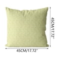 BSJJY 45x45cm Pillow Cover, Fresh Plaid and Polka Dot Pattern, Soft ...