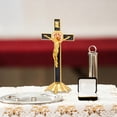 Alloy Crucifix Statue Display Decorations for Home Office Desktop ...