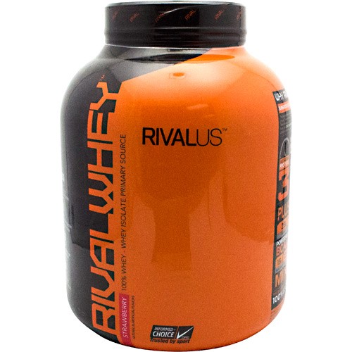 Rivalus Rival 100% Whey Protein Isolate Primary Source, Strawberry ...