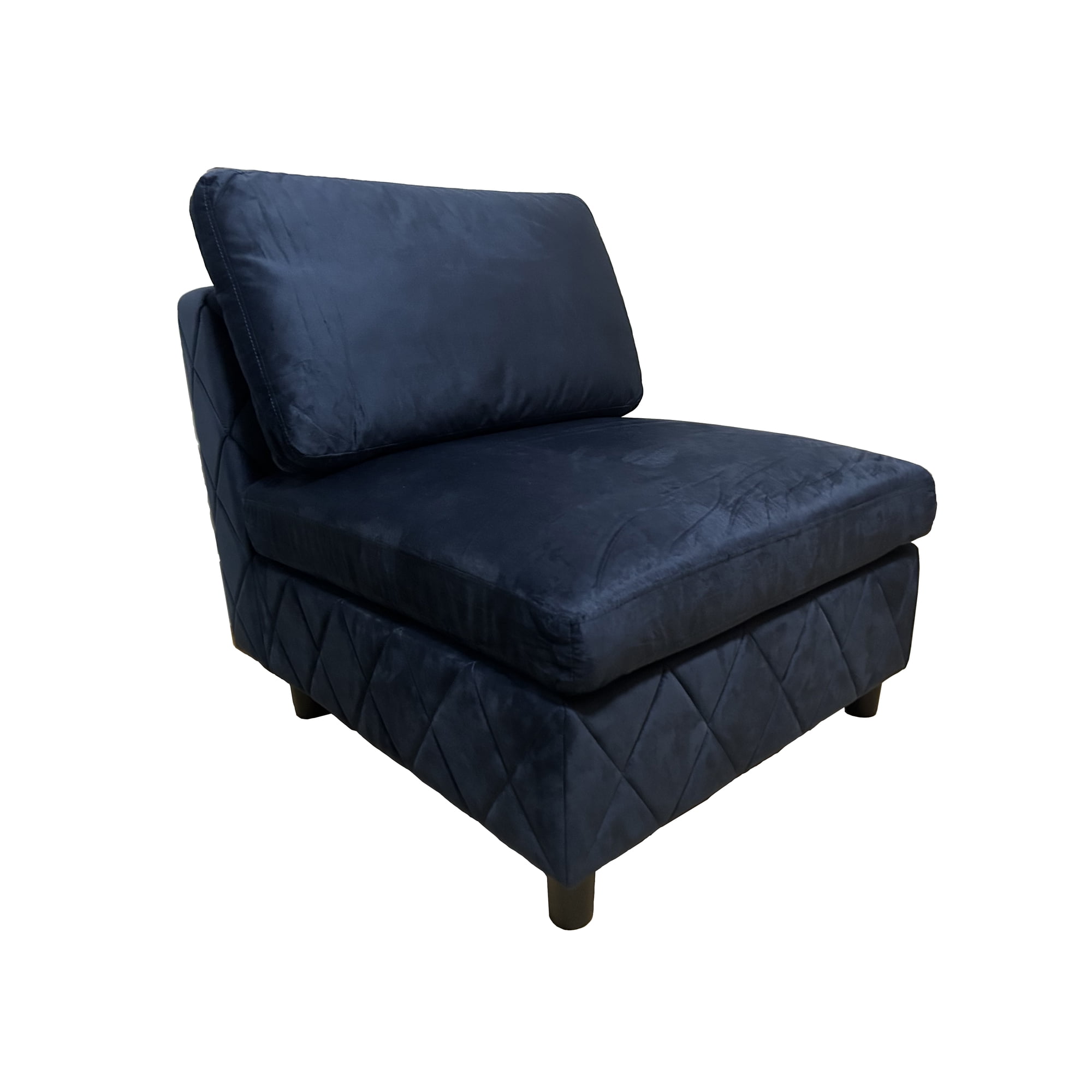 Click here for Qiaoxi Modular Sectional Sofa (103)  Black Velvet... prices