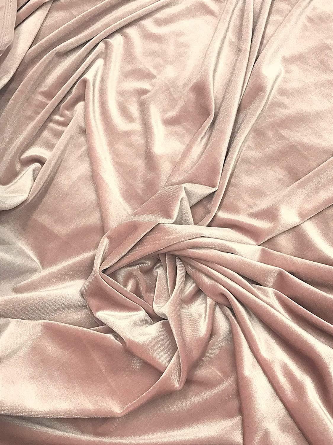 Valentina Textile Inc, Stretch Velvet Fabric, 60" Wide, Sells by The ...