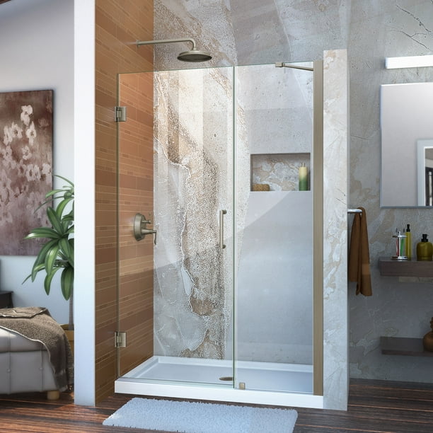Dreamline Unidoor 43 44 In W X 72 In H Frameless Hinged Shower Door