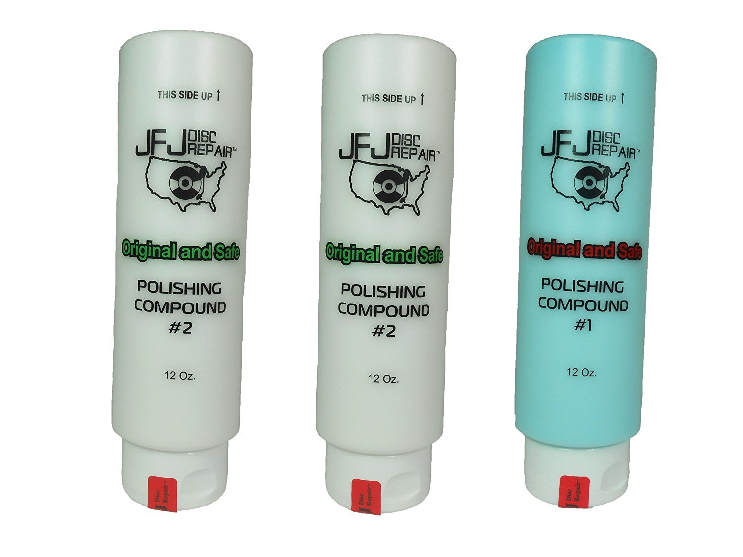 3 Pack Original JFJ Polish Compound (2 - Polish Compound #2 & 1 ...